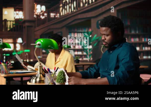 African american students learning Stock Videos & Footage - HD and 4K ...