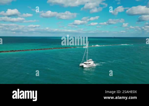 Summer vacation. Luxury travel lifestyle. Vacation on summer. Aerial ...