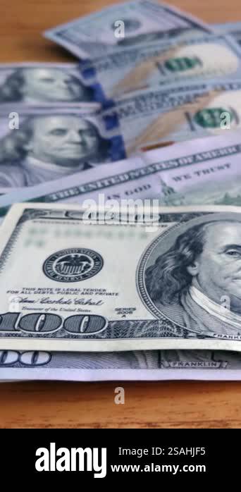 Vertical stack of dollar bills Stock Videos & Footage - HD and 4K Video ...