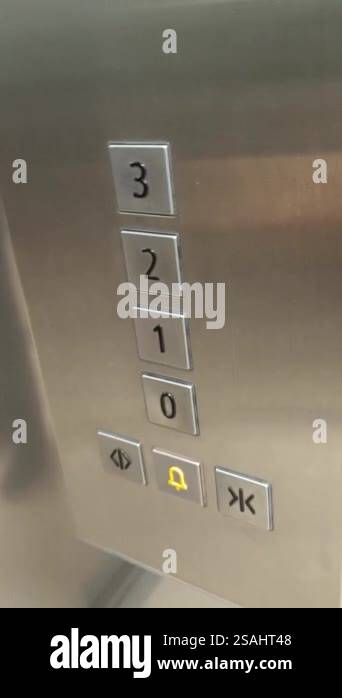 close up of a person pressing an elevator button Stock Video Footage ...