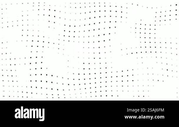 white animated halftone dots background halftone motion backdrop Stock ...