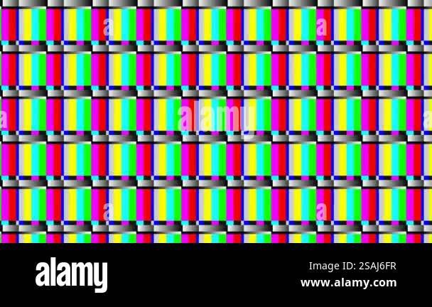 Glitched broken TV screen animated background Stock Video Footage - Alamy