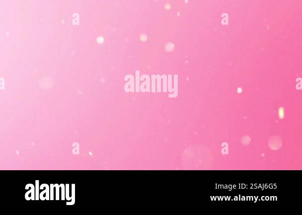 shining glitter particles falling animation on a bright pink animated ...