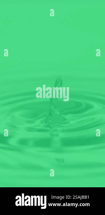 water drops and water splashes animated water falling rain green screen ...