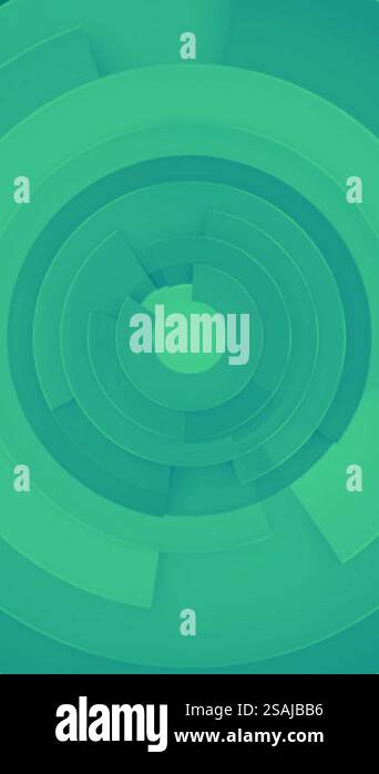 4K Infinite circle loop background animation. Creative unique abstract ...