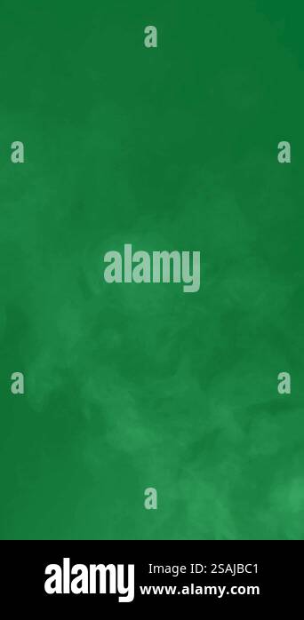 Wispy White Smoke Blowing with Green Screen Background. vertical ...
