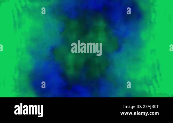 gate portal effect animation with green screen for logo intro, Opening ...