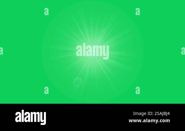 sunlight shining bright and glare - background green screen overlay ...