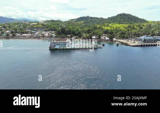 Surigao del Norte, Philippines - 02-09-2025. Aerial view of Montenegro ...
