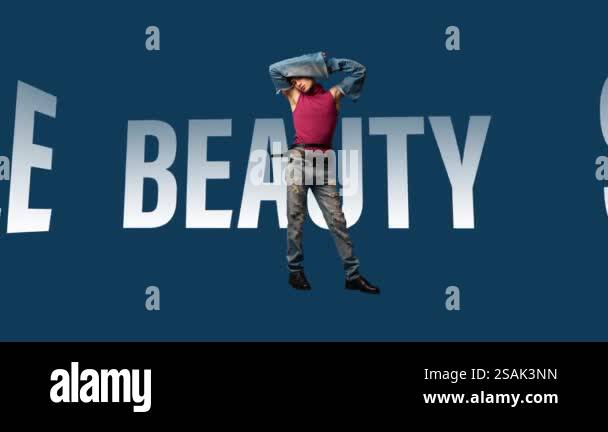 Fashion-forward. Dynamic images of stylish young man in bold outfits ...