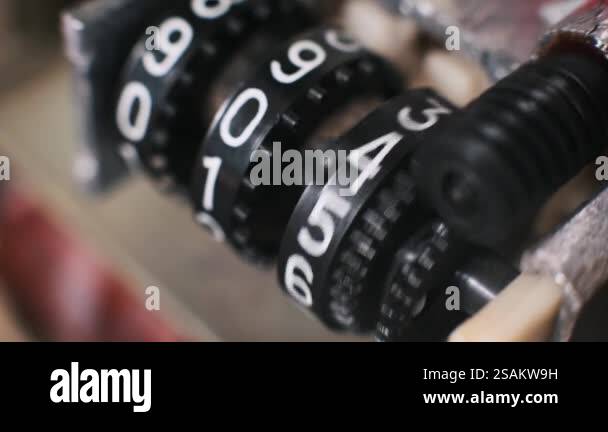 Dynamic sequence showing the operation of a mechanical counter ...