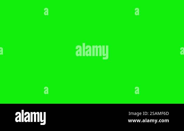 Two red arrows blinking animation left and right on a green screen. 4k ...