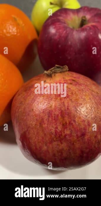 Fruit, fruit, vitamins, avitaminosis, apple, apples, pomegranate ...