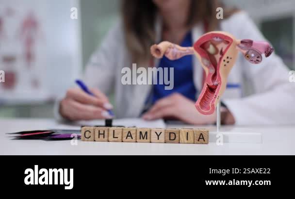 A visual representation of the female reproductive system linked to ...