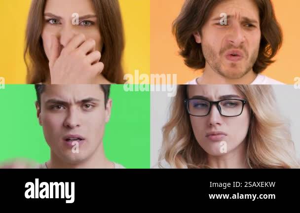 Four multiracial individuals are captured in a collage showcasing ...