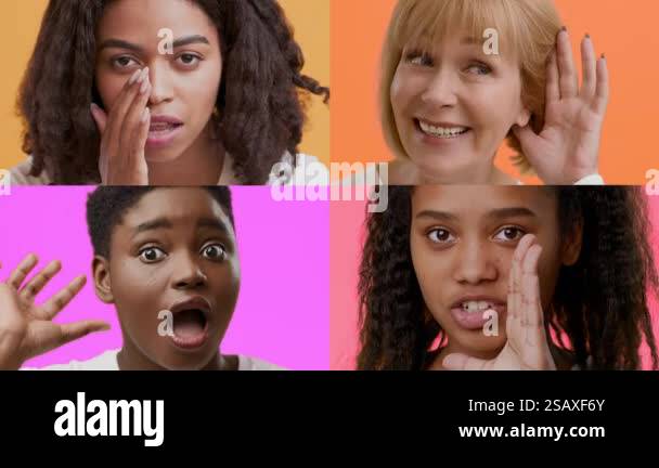 A collection of diverse individuals showcasing happiness through ...