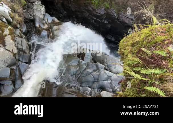 The Birks of Aberfeldy famous walk along Moness Burn where Robert Burns ...