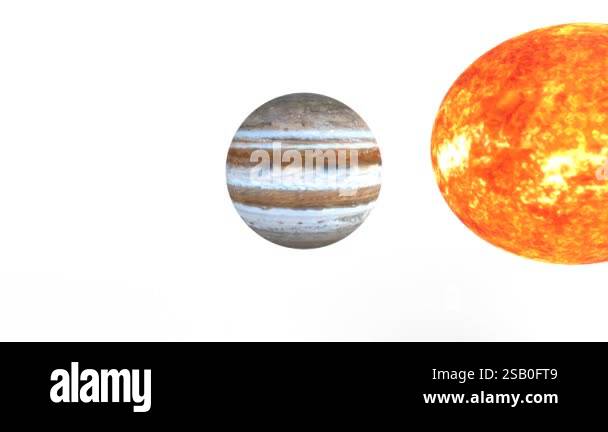 rotation of jupiter planet Stock Video Footage - Alamy