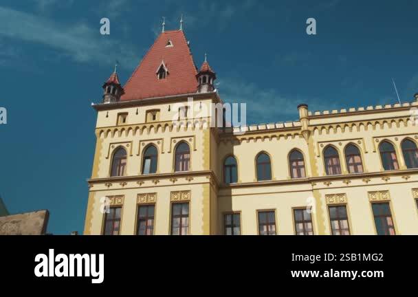 A striking historic building that showcases unique architectural ...