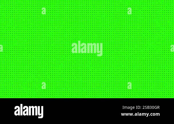 Green screen Dots and grid seamless looped animation. Halftone Duotone ...