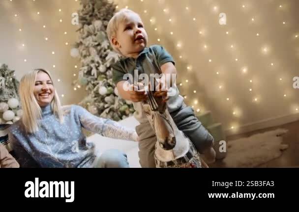 Santa Claus brings joy as family celebrates Christmas with son in ...