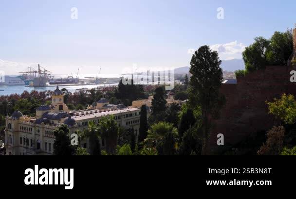 Malaga seafront harbour showing Stock Videos & Footage - HD and 4K ...