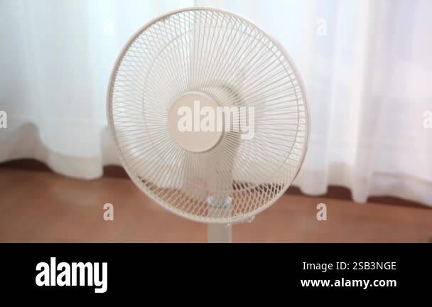 Image of a fan spinning Stock Video Footage - Alamy