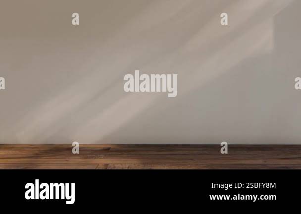 empty interior room shadow wall space background mock up architecture ...