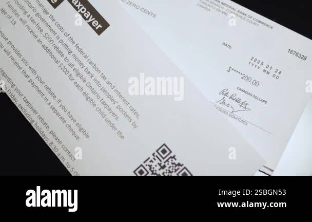 Taxpayer rebate cheques designed to help Ontario residents cope with ...