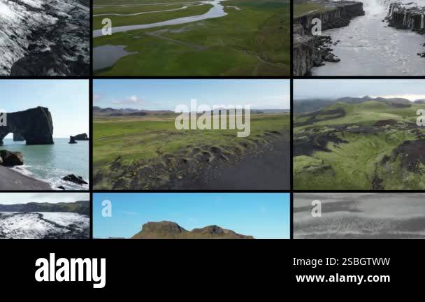 Breathtaking Aerial Views of Iceland Showcasing Arctic Landscapes ...