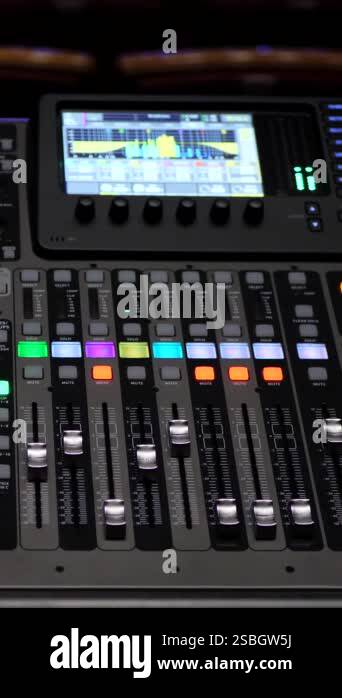 Vertical. Digital mixing console. Mastering the mix, a digital canvas ...