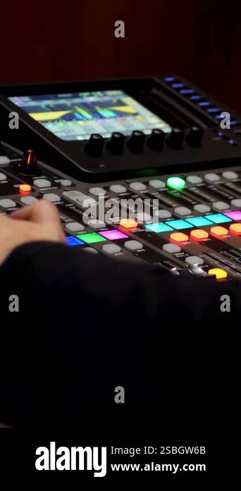 Vertical. Digital mixing console. Mastering the mix, a digital canvas ...
