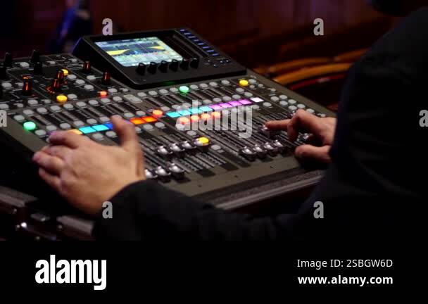 Digital mixing console. Mastering the mix, a digital canvas for sonic ...