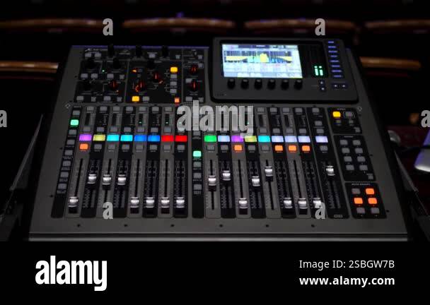 Digital mixing console. Mastering the mix, a digital canvas for sonic ...