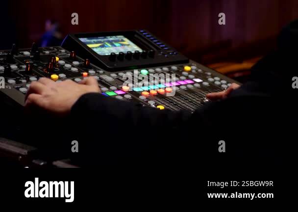 Digital mixing console. Mastering the mix, a digital canvas for sonic ...
