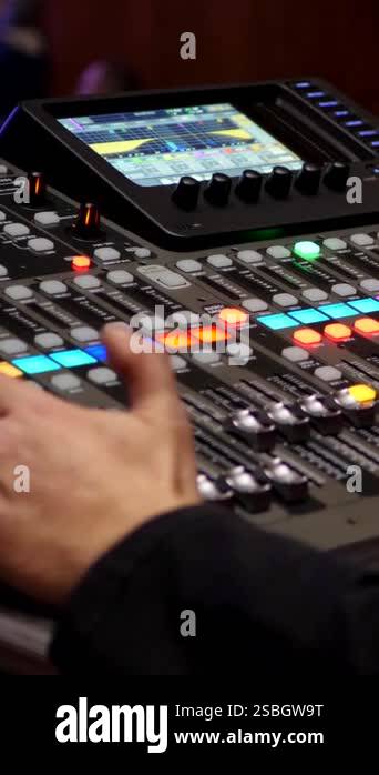 Vertical. Digital mixing console. Mastering the mix, a digital canvas ...