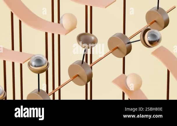 Marbles Path 3D loop animation Stock Video Footage - Alamy