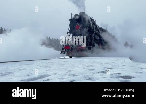 Russian steam locomotive Stock Videos & Footage - HD and 4K Video Clips ...