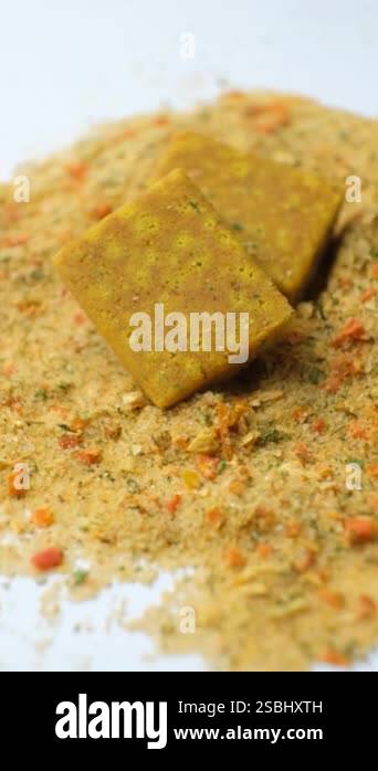 Aromatic bouillon cubes broth Stock Videos & Footage - HD and 4K Video ...