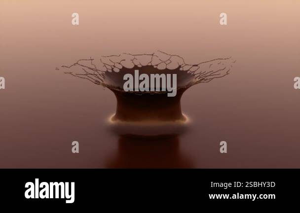 Rich dark chocolate explodes in a slow-motion splash. Ideal for food ...