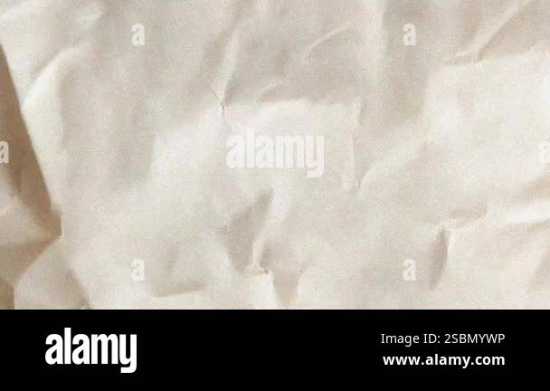 animated Crumpled White paper texture Animated video background Loop ...
