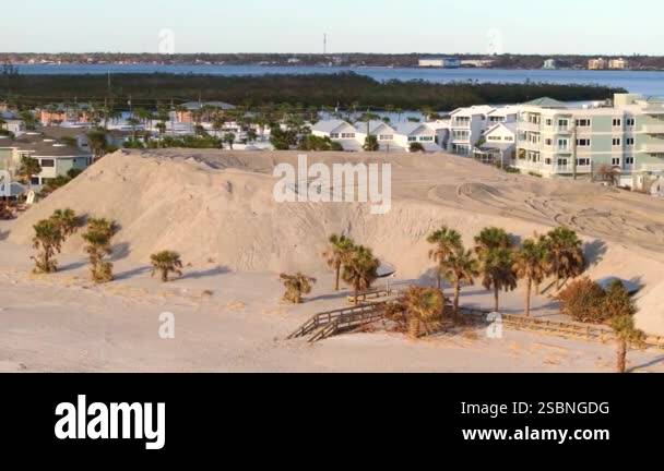 Sand recipient site for residents to dump sand after hurricane Milton ...