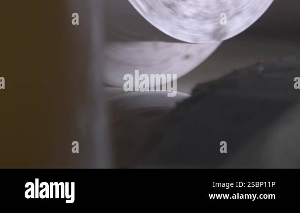 Rotating cylinder gives clear paper surface necessary conditions. Steam ...