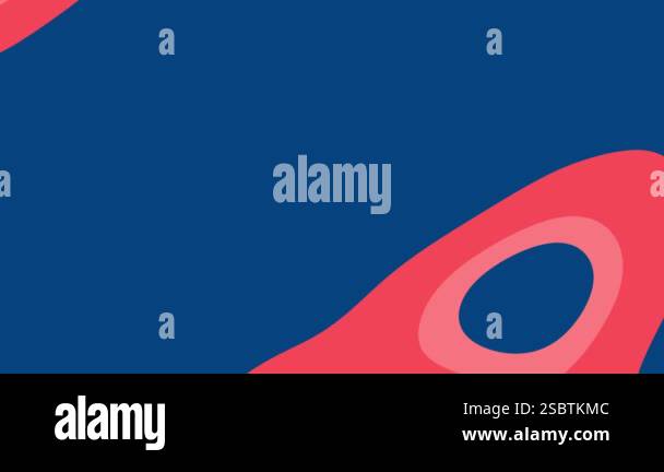 Abstract geometric art with red and blue shapes for vibrant and ...