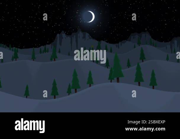 animation with a background of changing days from morning to night ...