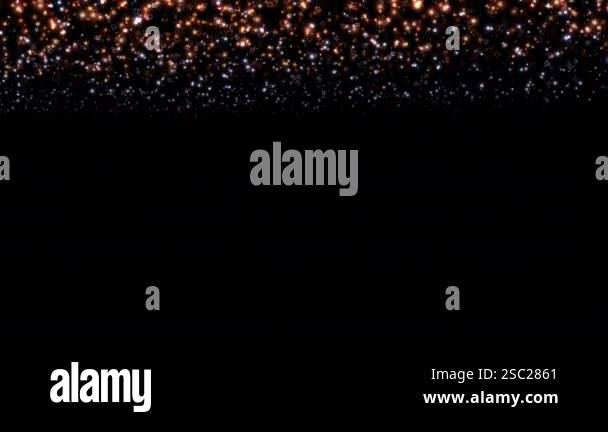 Abstract seamless loop many spark fireworks particles on top animation ...