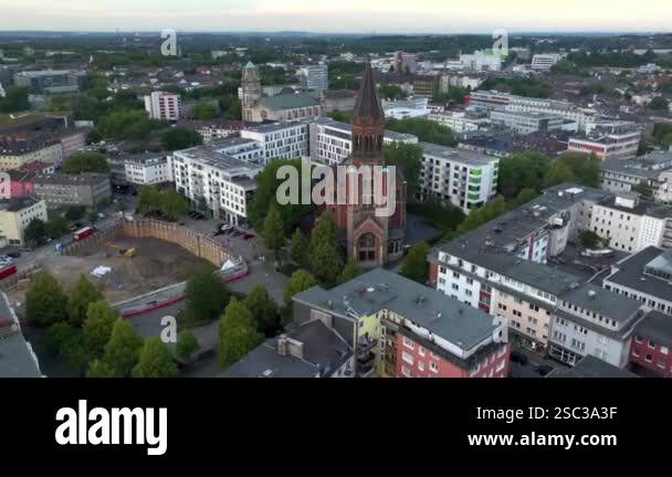 Essen, Germany - 9.09.2024: Essen-Stadtkern, Parking on the Roof of ...