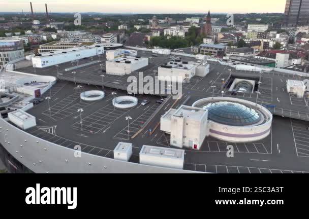 Essen city center, Essen-Stadtkern, Parking on the Roof of Limbecker ...