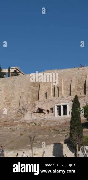 Acropolis in Greece, Parthenon in Athens, famous Greek tourist attraction, Ancient Greece ...