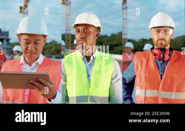 Men worker construction helmet Stock Videos & Footage - HD and 4K Video ...